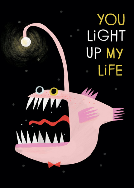 You Light Up My Life | Greeting Card | Papier