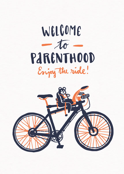 Welcome To Parenthood | Congratulations Card | Papier