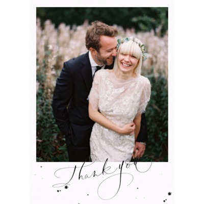 Landscape Wedding Thank You | Photo Card Set | Papier