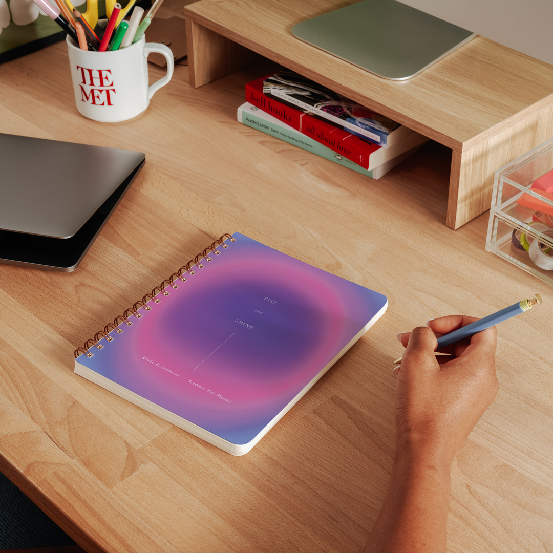 Rise and Shine | Spiral Academic Year Planner | Papier US