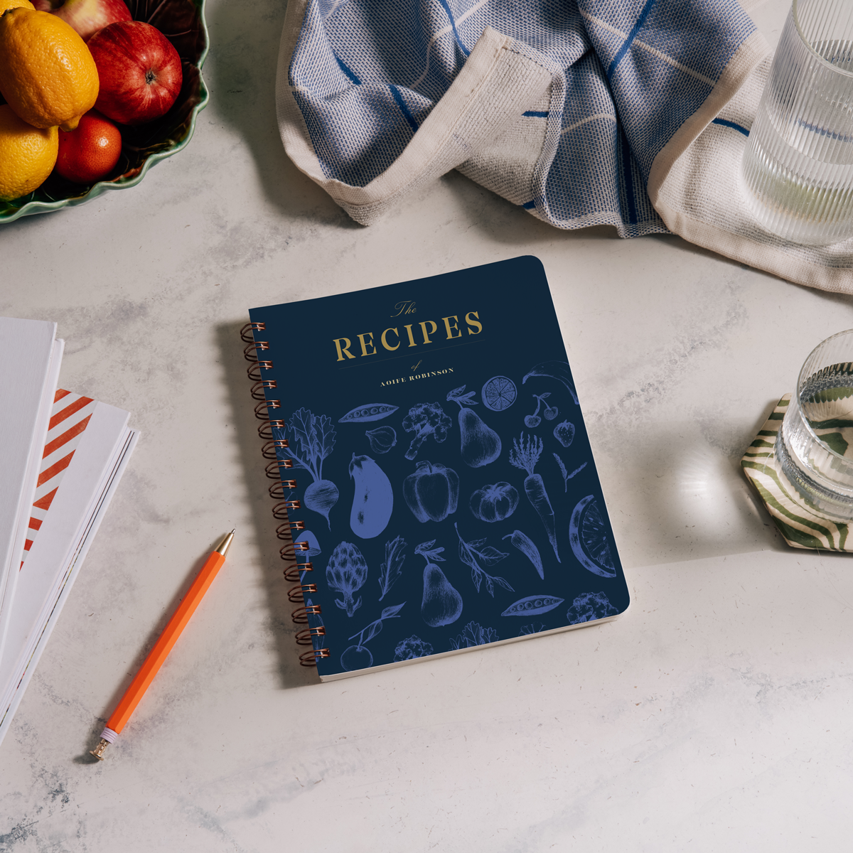 Harvest | Spiral Recipe Journal | Papier US