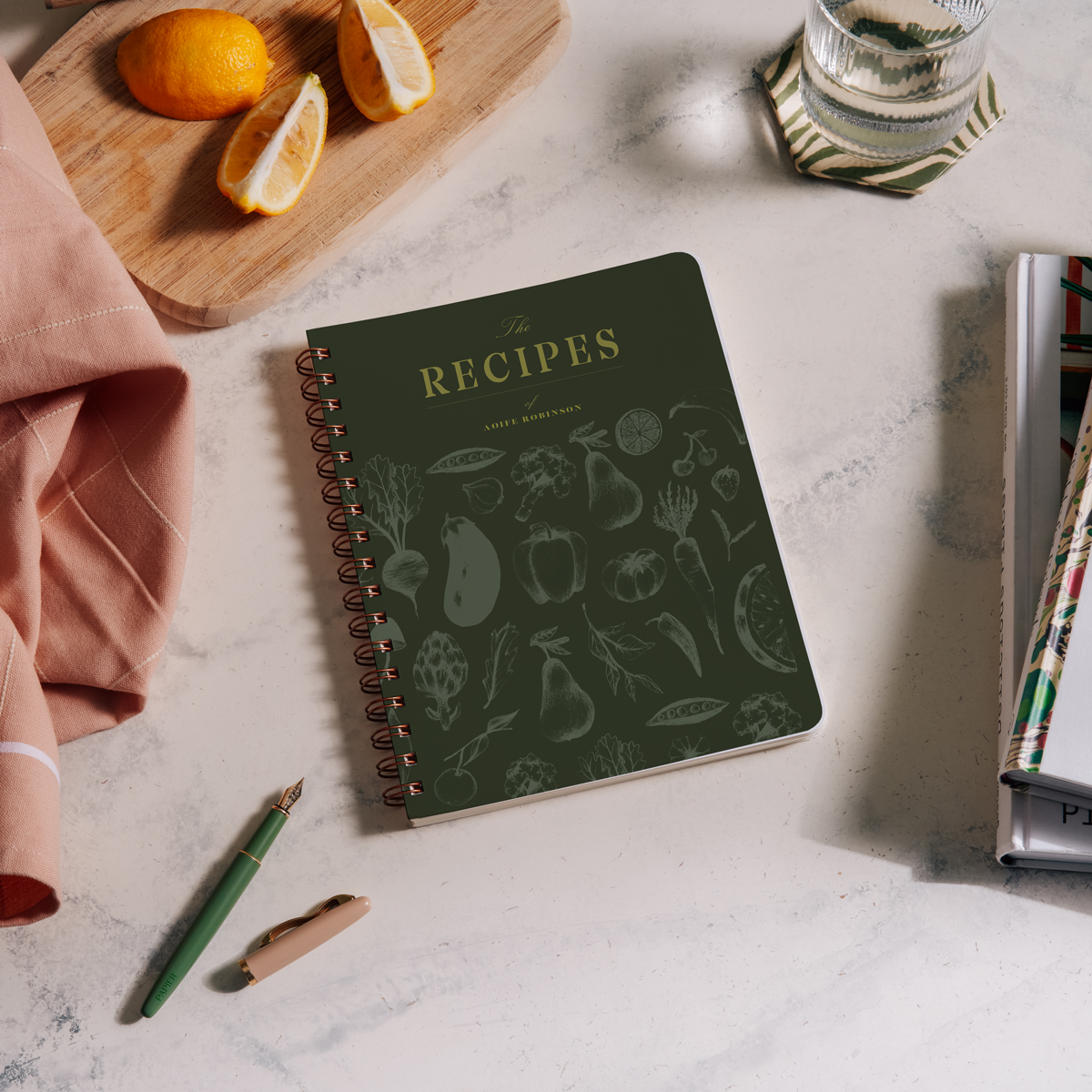 Harvest | Spiral Recipe Journal | Papier US