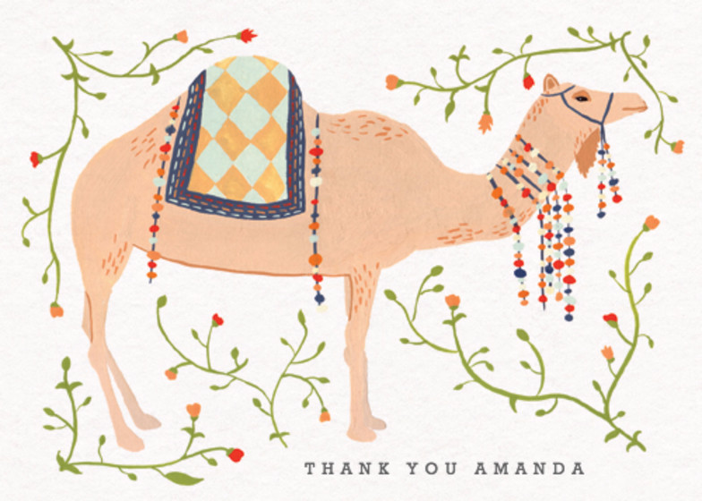 Eastern Camel | Thank You Card | Papier