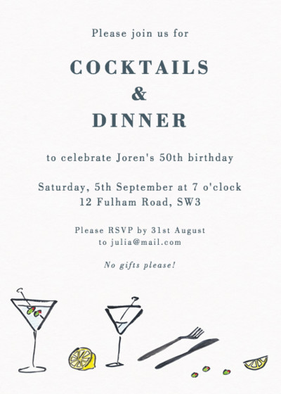 Customisable Party Invitations | Order Online – Papier