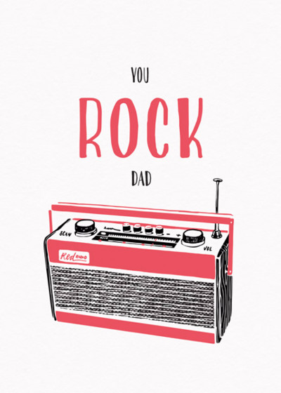 Rocking Dad | Birthday Card | Papier