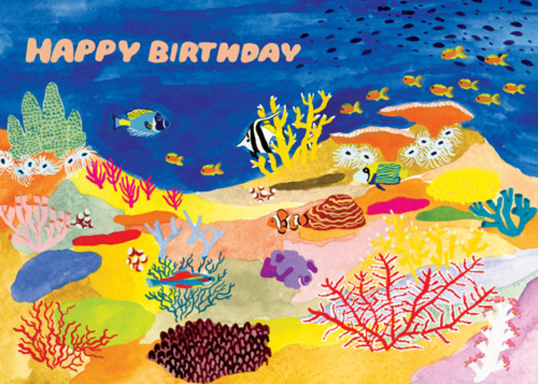 Coral Reef | Birthday Card | Papier