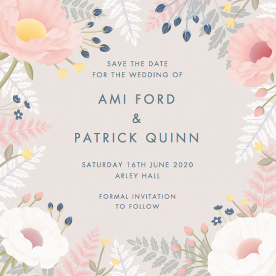 Spring Wedding Invitations | Papier