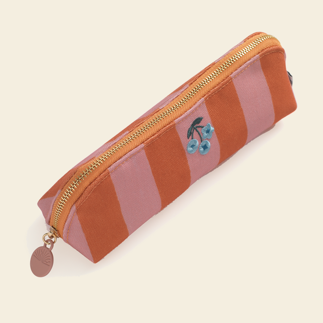 Pink Stripe Pencil Case | Pencil Case | Papier